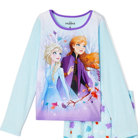 Disney | Pajamas | Disneys Frozen 2 Elsa Anna Winter Pajamas Nwt | Poshmark